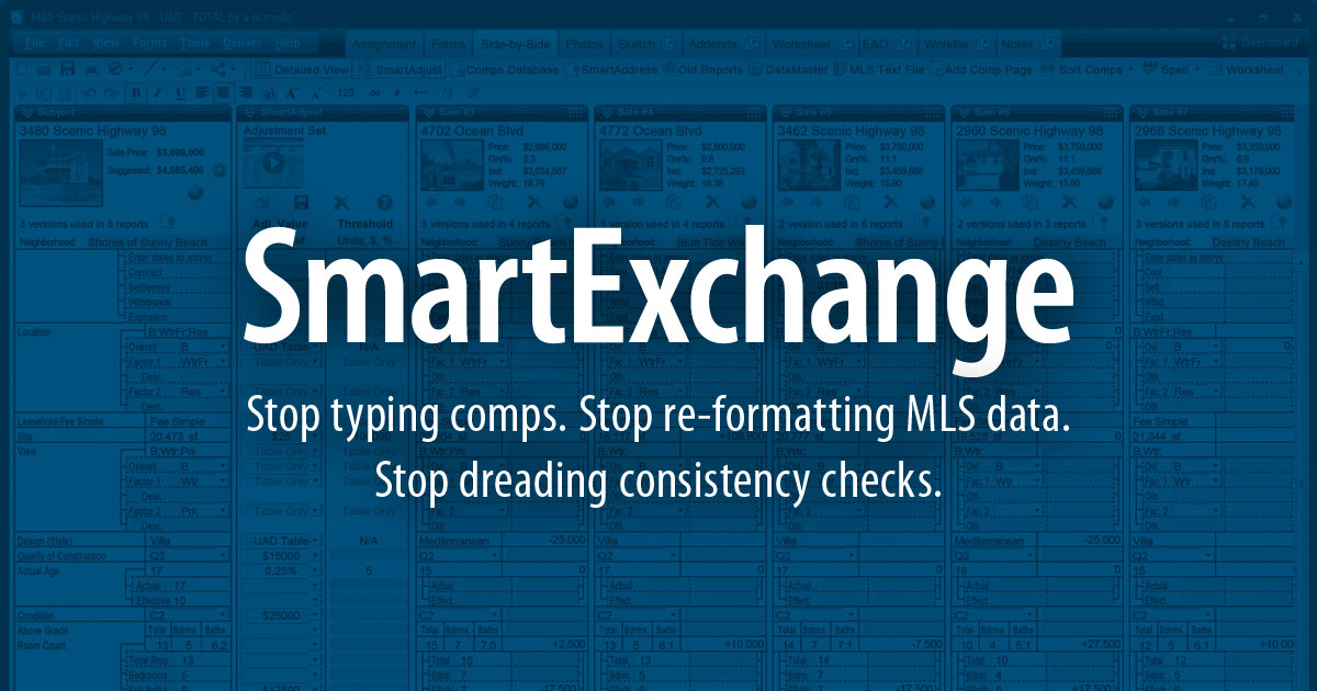 SmartExchange - Take control of your appraisal data